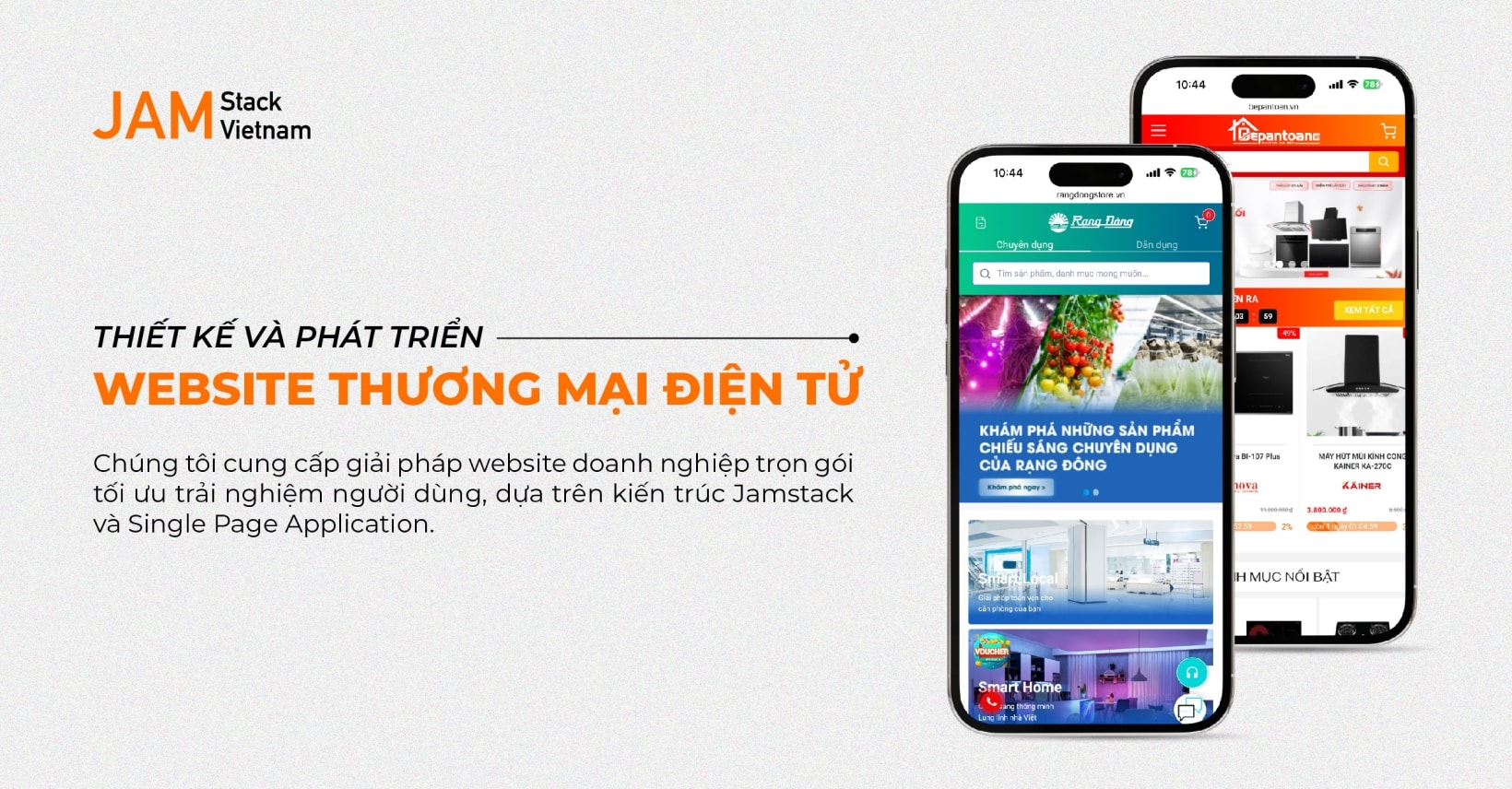 Full-service Website Development | JAMstack Vietnam